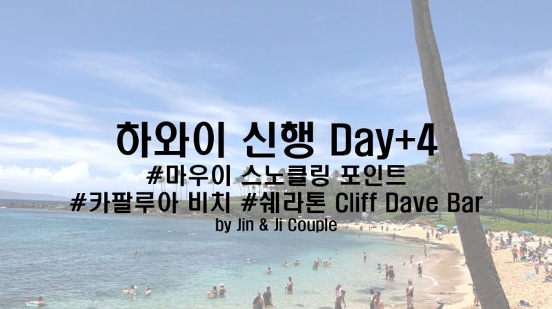 하와이 여행 Day+4 #마우이 스노클링 카팔루아 해변 #쉐라톤 맛집 Cliff Dive Bar : 네이버 블로그