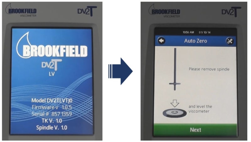 Brookfield(브룩필드) DV2T, DV3T 회전형 점도계의 간단한 점검 방법 - 수평조절, Auto zero : 네이버 블로그