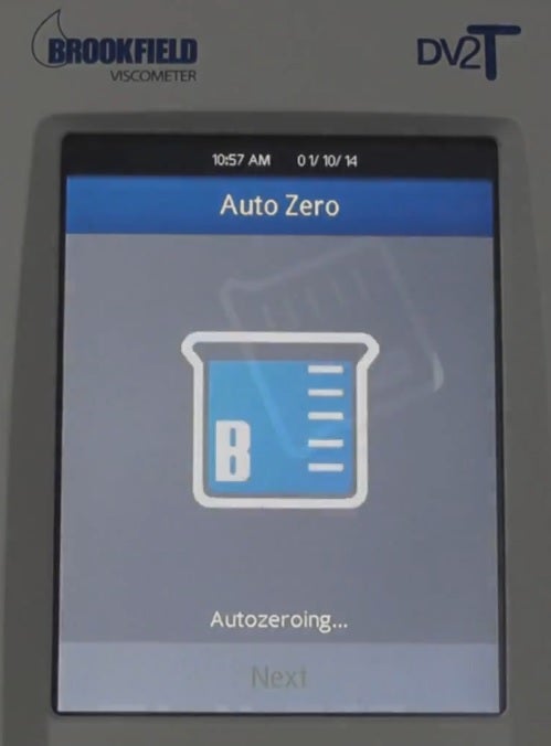 Brookfield(브룩필드) DV2T, DV3T 회전형 점도계의 간단한 점검 방법 - 수평조절, Auto zero : 네이버 블로그