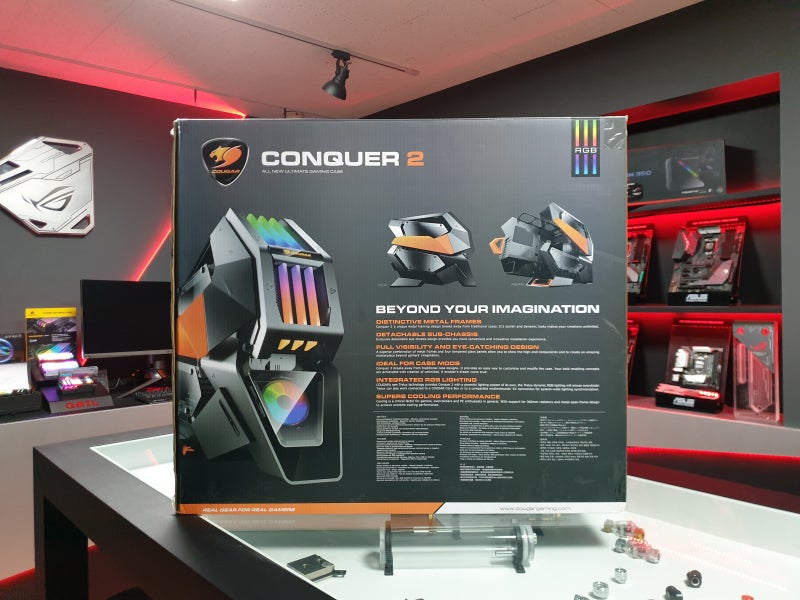 시스기어 l 왕의 귀환! 오픈형 케이스의 절대강자 Cougar Conquer 2 리뷰 : 네이버 블로그