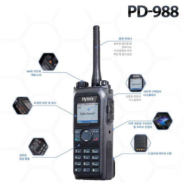 디지털무전기 와 무선중계기 를 하나로..하이테라 PD988 : 네이버 블로그