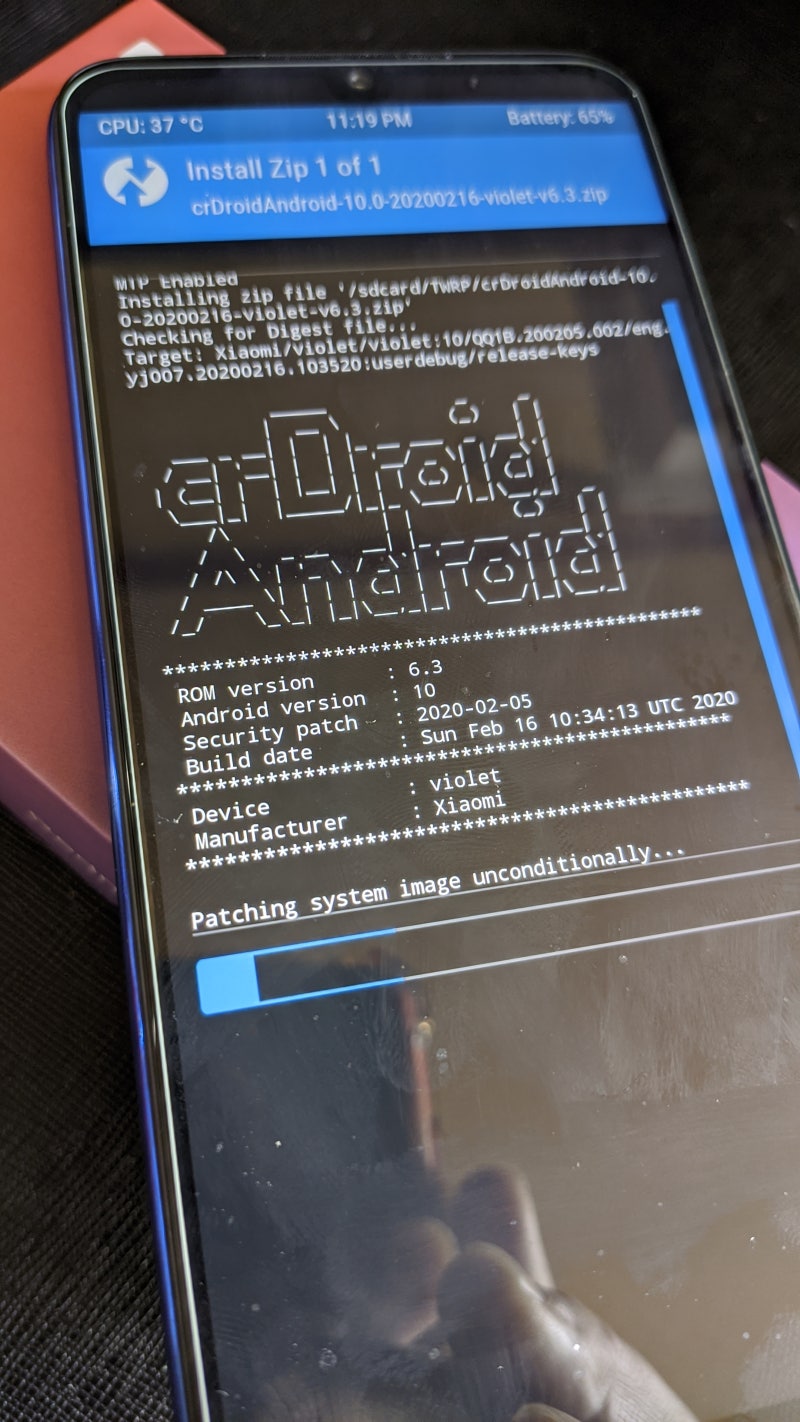 홍미노트7_PRO cRdroid 6.3 설치 및 KT VOLTE패치 : 네이버 블로그