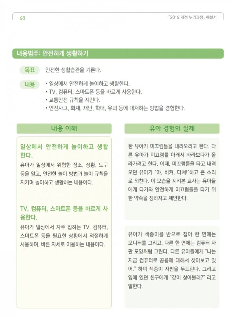 교육부출처 2019개정누리과정 해설서3부영역별 목표 및 내용해설신체운동 건강 네이버 블로그