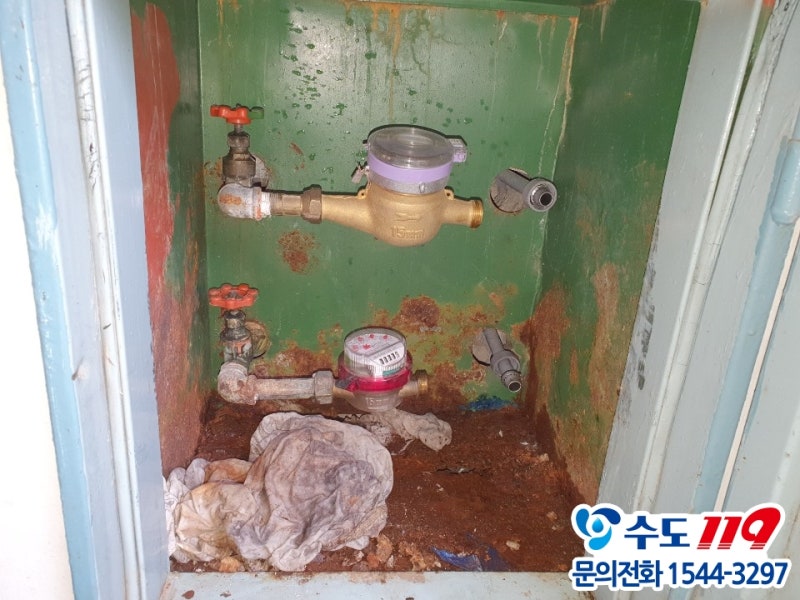공용배관 녹물을 효과적으로 차단하는 수도계량기녹물필터 수도계량기필터 설치 네이버 블로그