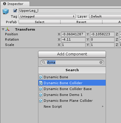 [Unity] Dynamic Bone을 응용해서 치마 뚫리지 않게 하기 : 네이버 블로그