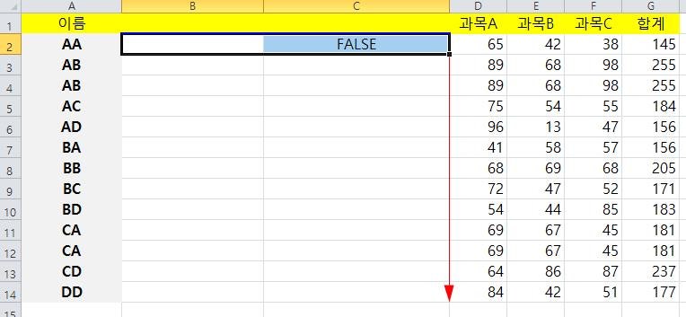 엑셀excel 중복값같은값 찾기 중복값같은값 제거 중복제거 색있는 셀 정렬하기 셀색으로 정렬하기 글자색으로 정렬하기 네이버 블로그