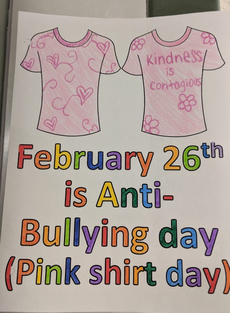 [캐나다 교육] 2020 Pink Shirt Day - Anti Bullying Day : 네이버 블로그