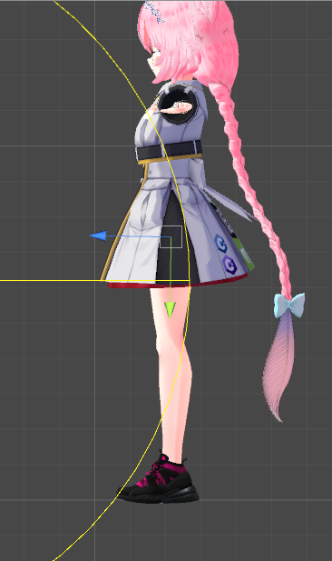 [Unity] Dynamic Bone을 응용해서 치마 뚫리지 않게 하기 : 네이버 블로그