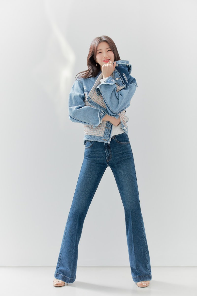수지 X 게스 Guess 22 Fw 화보 공개 여자 게스 청바지 가을 자켓 니트 살펴봐요 A10