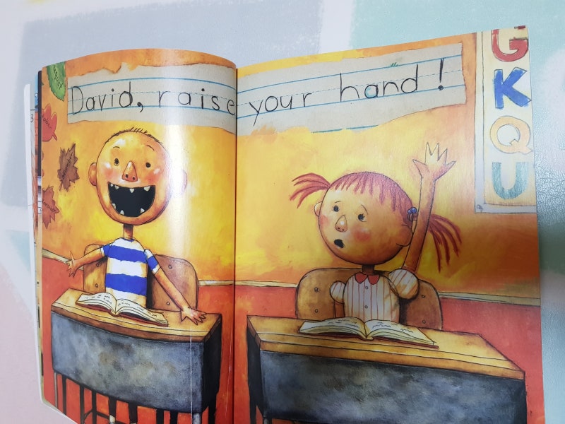 영어그림책 7(David Goes to School/학교에 간 데이빗) : 네이버 블로그