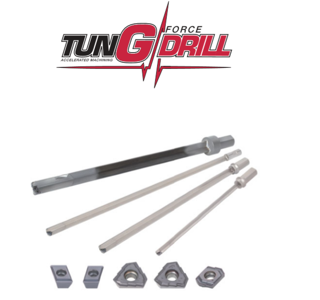 깊은 구멍 가공을 위한 인서트형 건 드릴타입 소개/Gun drill with 25D drilling by Tungaloy ...