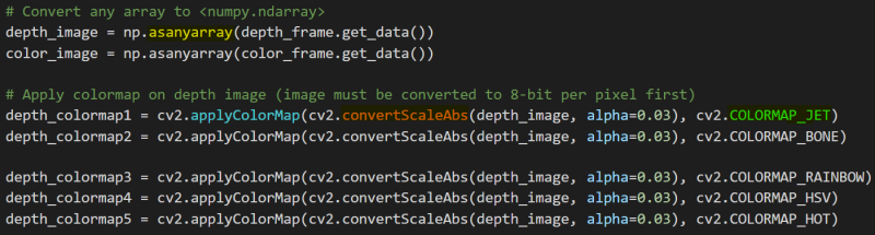 Color Map in OpenCV : 네이버 블로그