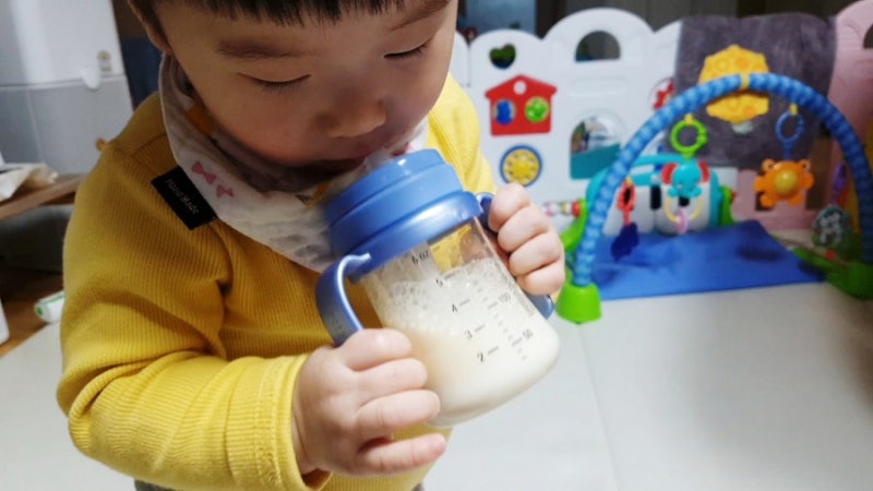 돌아기 빨대컵 추천 그로미미 빨대컵 내돈내산 네이버 블로그