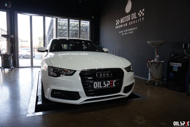 평택수입차엔진오일교환전문점 오일스펙 아우디 A5 F8 35 Tdi 야코 루브 De 5w 30 합성오일교환 브레이크패드교환