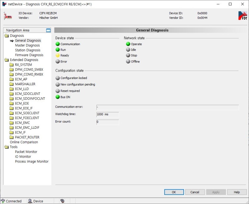 [EtherCAT] Sycon.NET을 이용한 진단방법 : 네이버 블로그