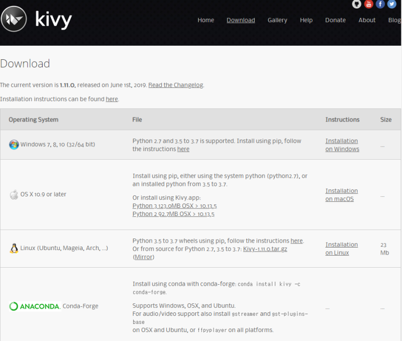 [Python] 파이썬 앱 개발 모듈 키비(kivy) : 네이버 블로그