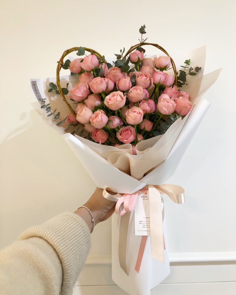 이천꽃집증포동꽃집이천꽃다발꽃다발예약화이트데이선물이천꽃예약하트꽃다발 네이버 블로그