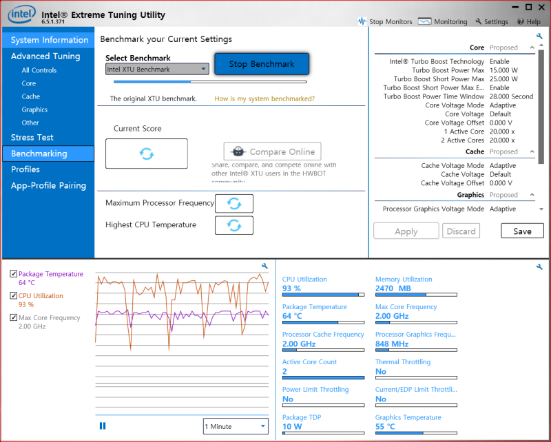 인텔 익스트림 튜닝 유틸리티(XTU) : 네이버 블로그
