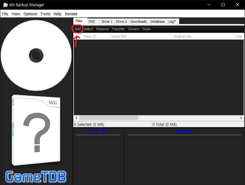 Wii Backup Manager WBFS를 ISO로 변환시키기 : 네이버 블로그