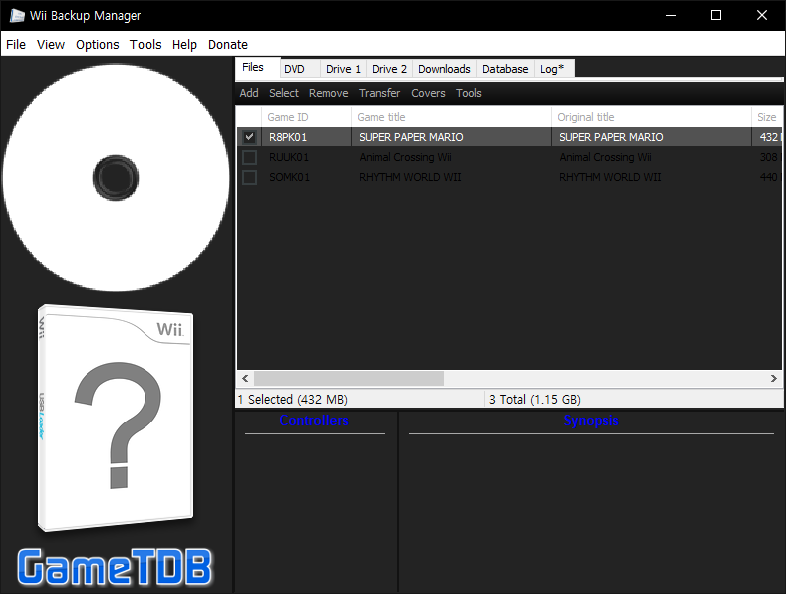 Wii Backup Manager WBFS를 ISO로 변환시키기 : 네이버 블로그