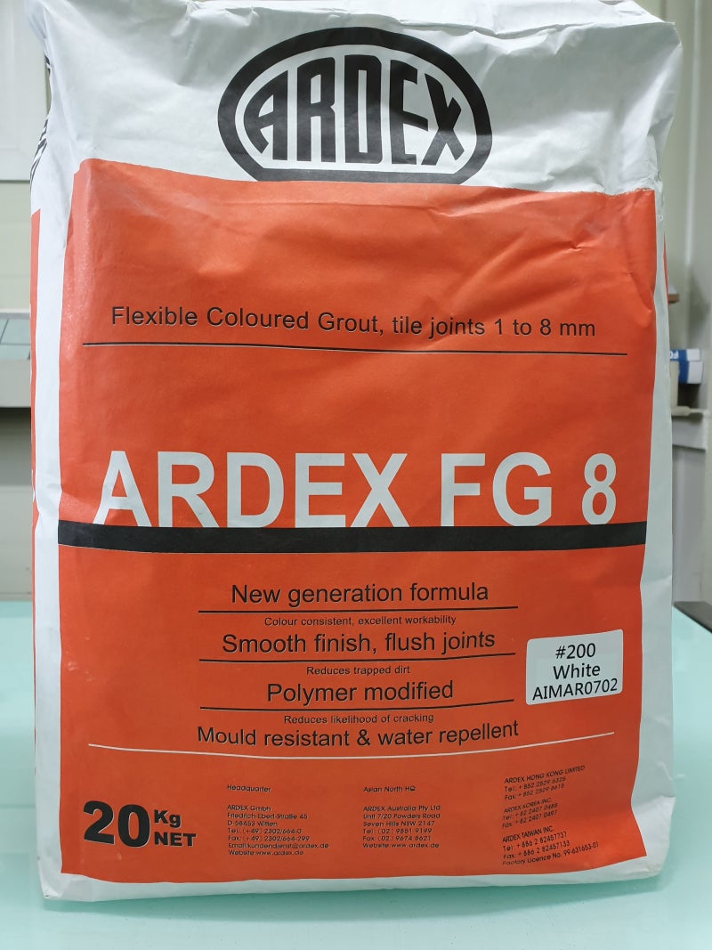 [ARDEX FG8] 아덱스 FG8 (20kg) 항균탄성줄눈제 / 아덱스 FG8 타일 줄눈제 15가지 색상 / 아덱스 줄눈 ...