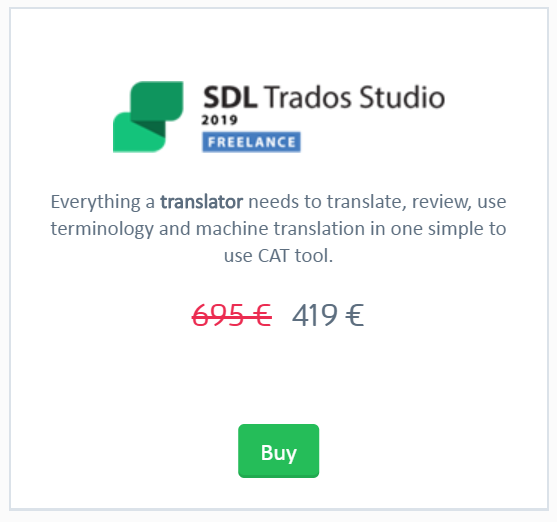 [SDL 3월 할인 정보] Trados Studio2019 할인 패키지 출시 (~3월 31일까지) : 네이버 블로그