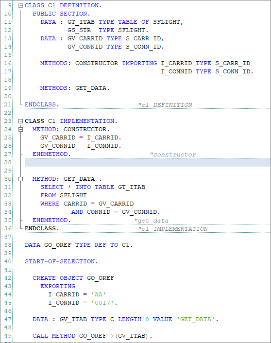 ABAP CLASS(OOP) : 네이버 블로그