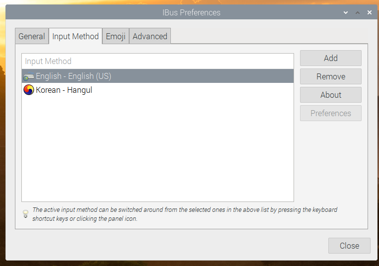 [Raspberrypi] 라즈베리파이 한글 입력하기 IBus : 네이버 블로그