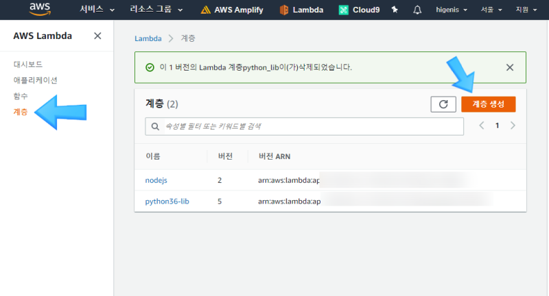 AWS 람다(AWS Lambda) 계층(Layer)를 이용해 파이썬 패키지(Package, Library) 사용하기 : 네이버 블로그
