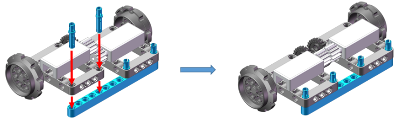 마이크로비트 빌딩비트 강좌 9강 - 삼각 캐터필러 만들기/Microbit Building:bit Starter Kit ...