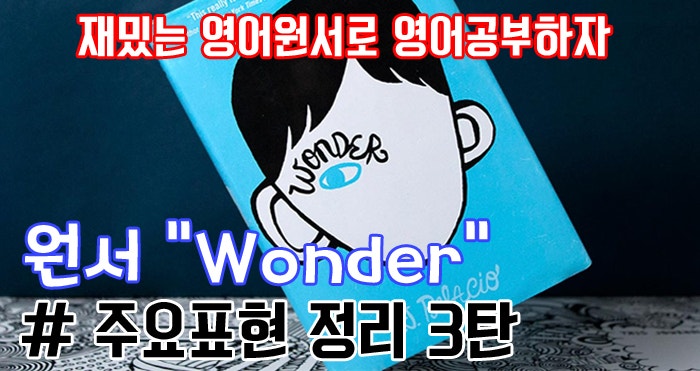 영어원서 읽기 "Wonder" 3탄(smirk, such a diva, obnoxious, supposedly, schlep ...