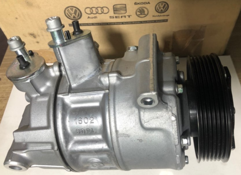 Genuine Volkswagen Audi Air Conditioning Compressor 1K0820808F 폭스바겐 아우디 ...