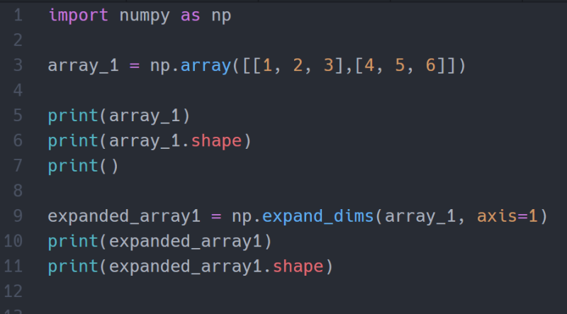 Python Numpyexpanddims 네이버 블로그 