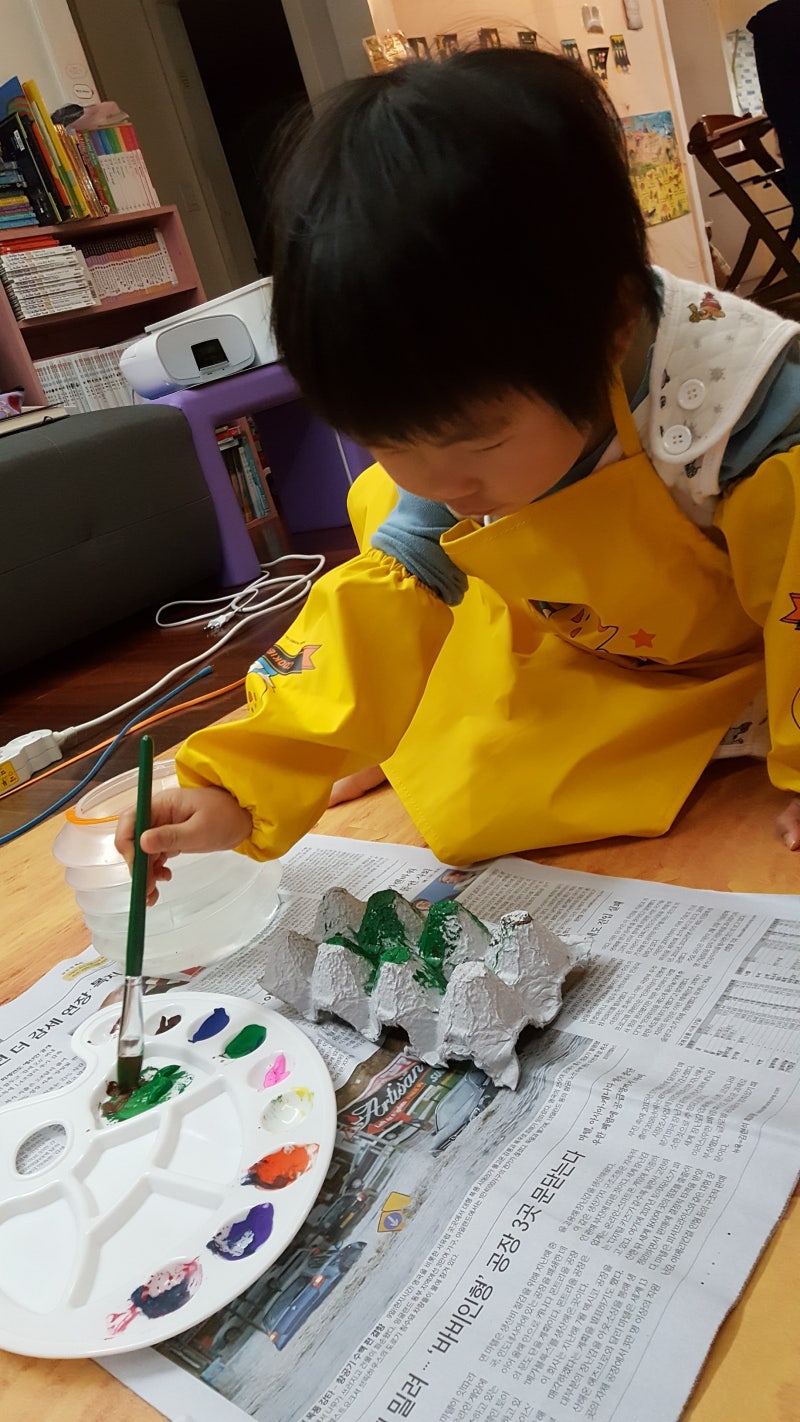 미술놀이 악어 만들기🐊 울퉁불퉁 악어 등은 계란판으로 네이버 블로그