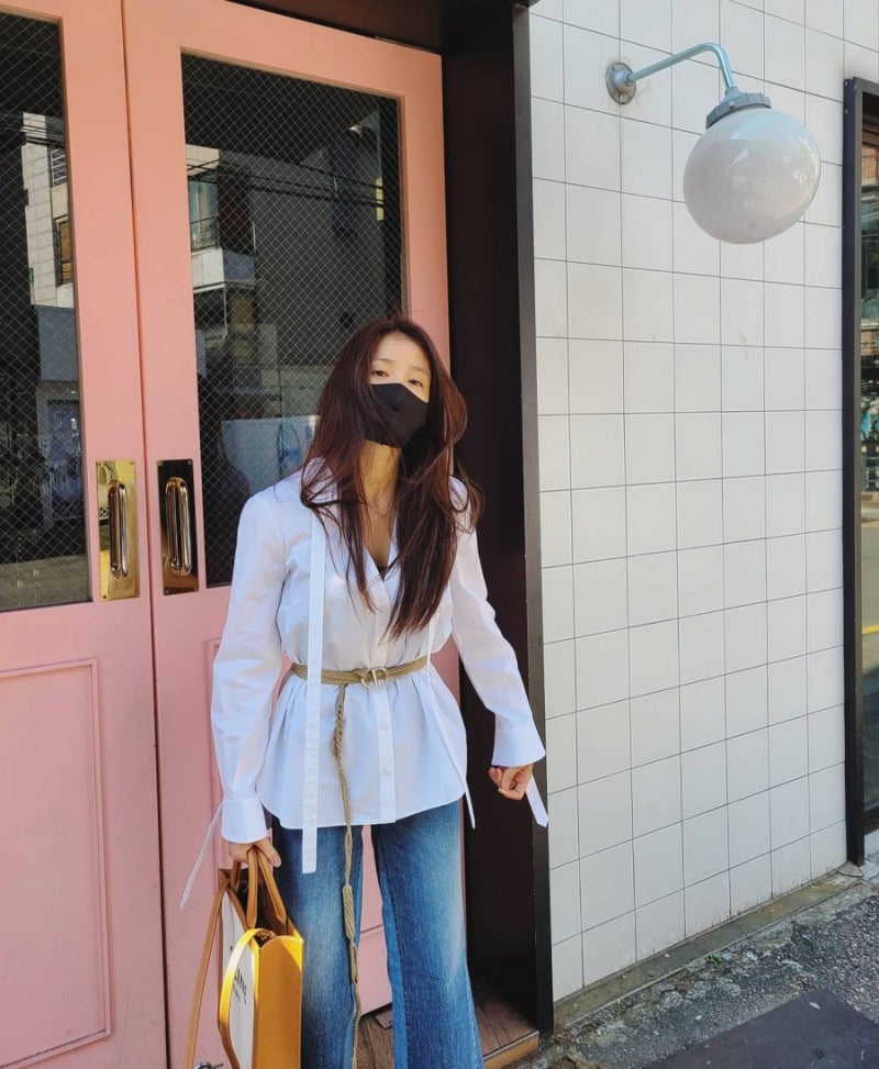 셀린느이시영 인스타패션 셀린느 버티컬 카바스 백 네이버 블로그