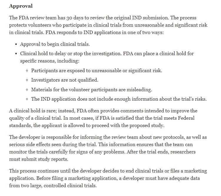 FDA IND process 및 임상단계 : 네이버 블로그