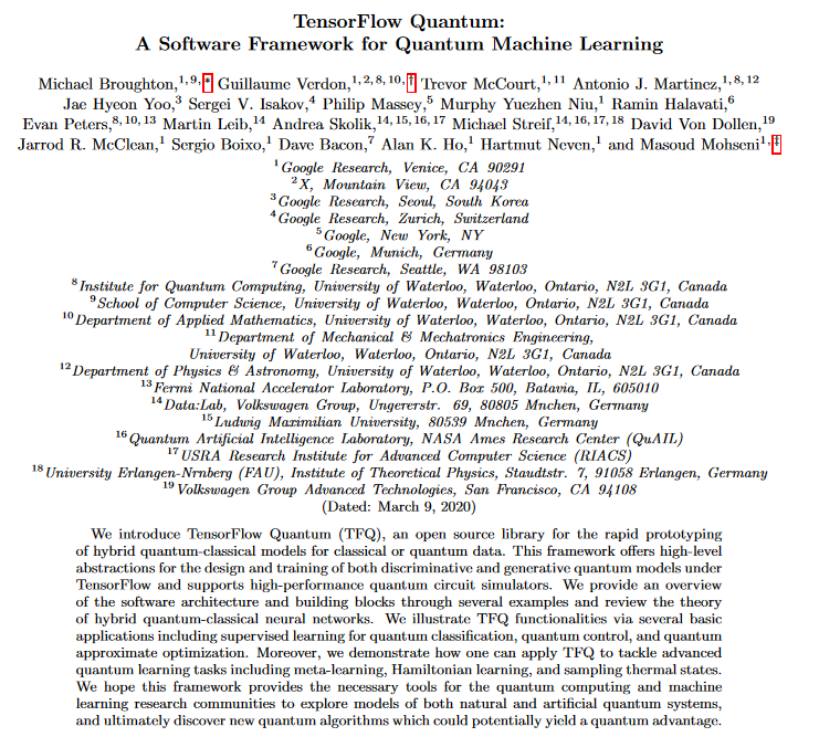 머신러닝과 양자컴퓨팅의 결합? TensorFlow Quantum 발표(국뽕주의) : 네이버 블로그