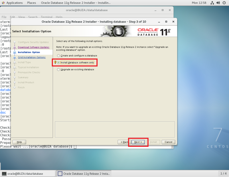 Oracle 11g(11.2.0.3) Install for linux 64bit : 네이버 블로그