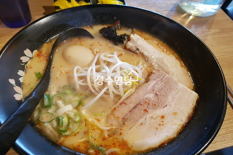 성수동 혼밥 성수역 2번 출구 나나센 일본 돈코츠라멘 맛집 네이버 블로그