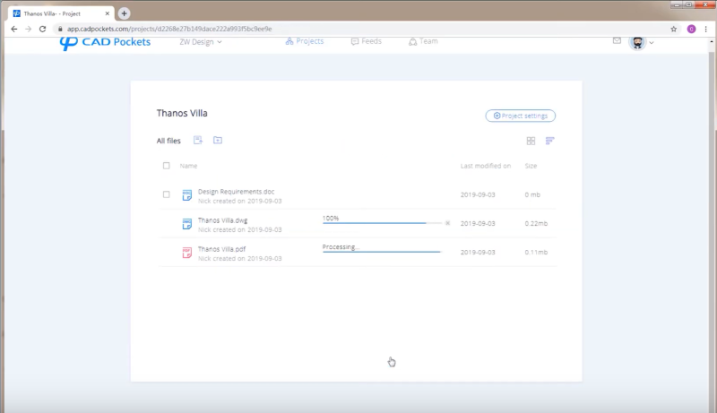 [CAD Pockets Collaboration] 프로젝트 생성과 파일 공유하기 : 네이버 블로그