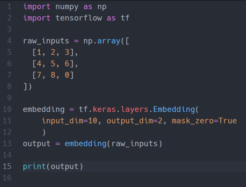 tensorflow tf.keras.layers.Embedding() : 네이버 블로그