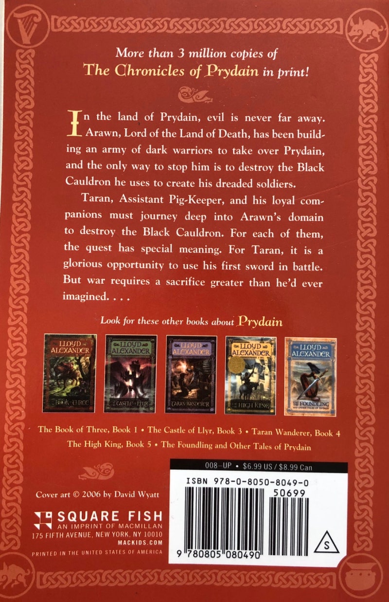 The Chronicles of Prydain 시리즈(The book of three) by Lloyd Alexander ...