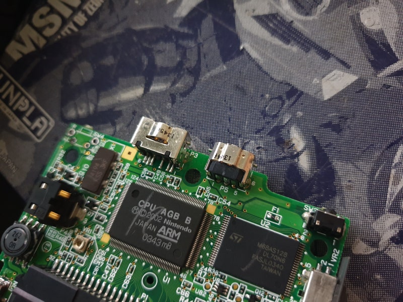 닌텐도 GBA SP 전원 LED 개조??수리 완료 : 네이버 블로그