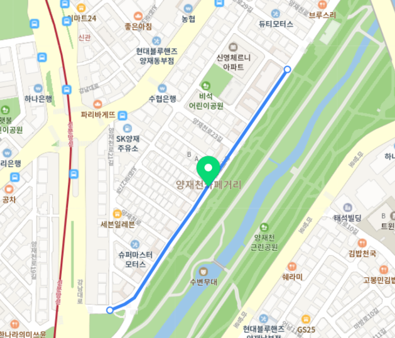 매봉역 카페거리 여러 카페 리뷰 네이버 블로그