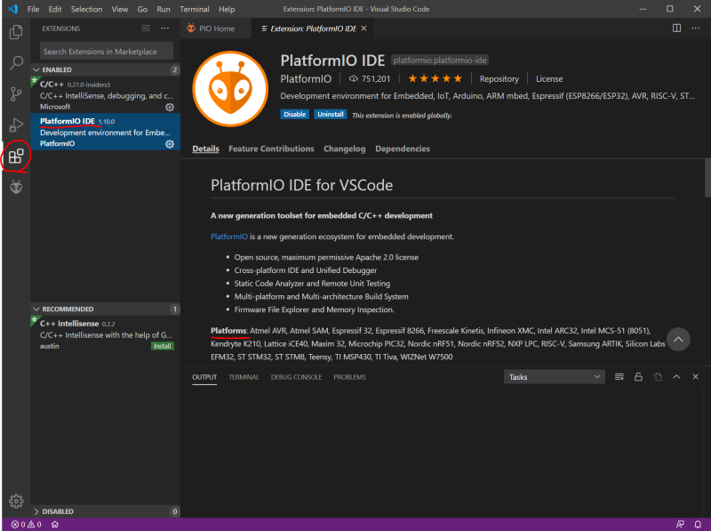 PlatformIO with VSCode : 네이버 블로그