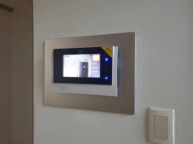 인천 서구 검암동 파인힐타운 코맥스인터폰 CAV-705UW 설치입니다 : 네이버 블로그