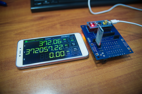 아두이노를 이용한 Linear Scale DRO(Digital Read Out) - 블루투스를 이용한 LAUNCHPAD DRO ...