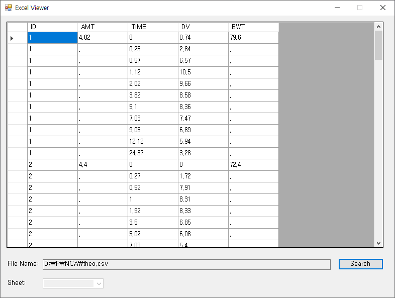C Excel 과 Csv 파일 불러오는 프로그램 만들기 네이버 블로그