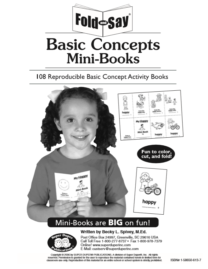[어린이 영어자료]미니북 만들기/Basic Concepts Mini-Book : 네이버 블로그