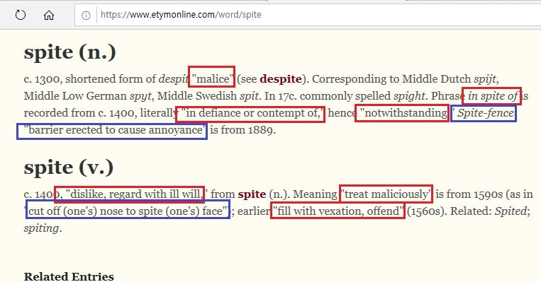 [영어 연구] 왜 in spite of 와 despite 는 '그럼에도 불구하고' 란 뜻인가? : 네이버 블로그